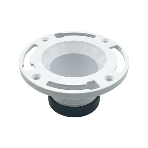 1346083 - Wal-rich 1346083 - 4" PVC Twistee Push-In Closet Flange