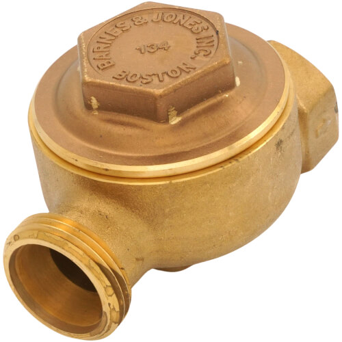 134S - Barnes & Jones 134S - 3/4" NPT Straight Radiator Steam Trap