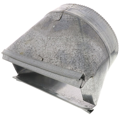 139 - Lambro Industries 139 - 8" Galvanized Transition (3-1/4" x 10" Round)