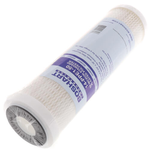 14-PPE1-50 - Boshart 14-PPE1-50 - 50 Micron 10" Standard Pleated Polyester Sediment Cartridge