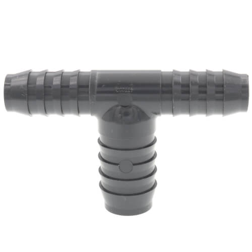 1401-102 - 1401-102 - 3/4" x 3/4" x 1" PVC Barbed Insert Reducing Tee (Insert x Insert x Insert)