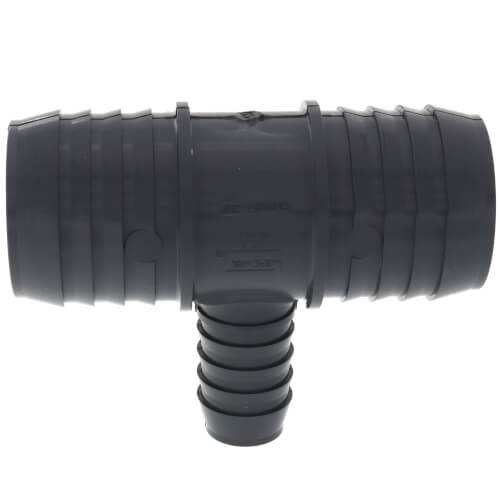1401-249 - 1401-249 - 2" x 2" x 1" PVC Barbed Insert Reducing Tee (Insert x Insert x Insert)
