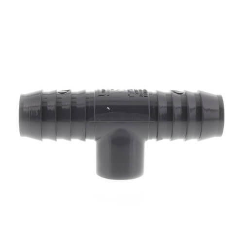 1402-130 - 1402-130 - 1" x 1" x 1/2" PVC Barbed Insert Reducing Tee (Insert x Insert x FIPT)