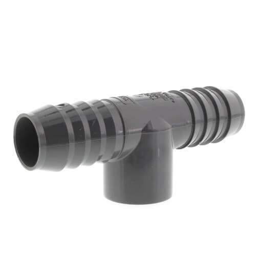 1402-131 - 1402-131 - 1" x 1" x 3/4" PVC Barbed Insert Reducing Tee (Insert x Insert x FIPT)