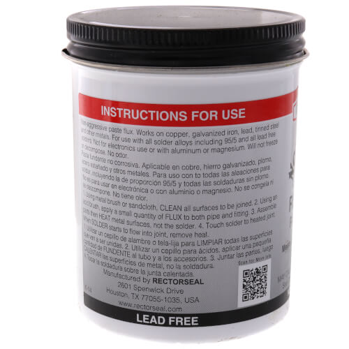 14020 - Rectorseal 14020 - Nokorode Regular Paste Flux in Tool Box (8 oz.)