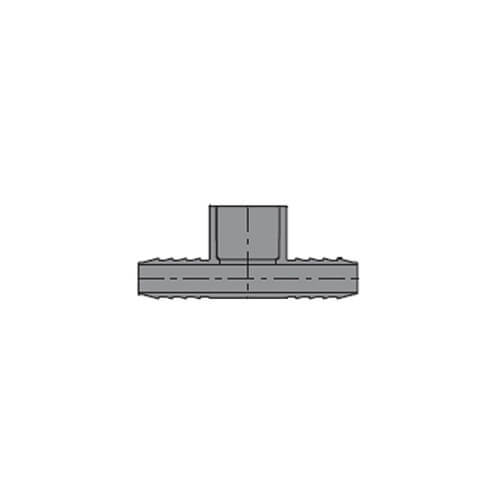 1404-102 - 1404-102 - 3/4" x 3/4" x 1" PVC Barbed Insert Reducing Tee ...