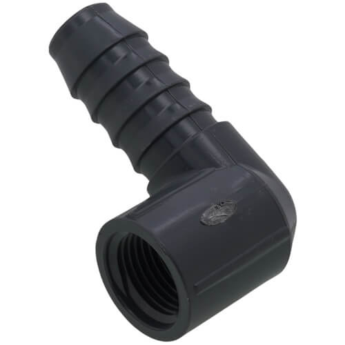 1407 101 1407 101 3 4 X 1 2 90 PVC Insert Reducing Elbow Insert