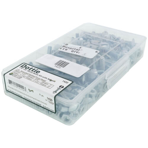 1420 - LH Dottie 1420 - 1/4"-20 Assorted Slotted Truss Head Stove Bolt ...