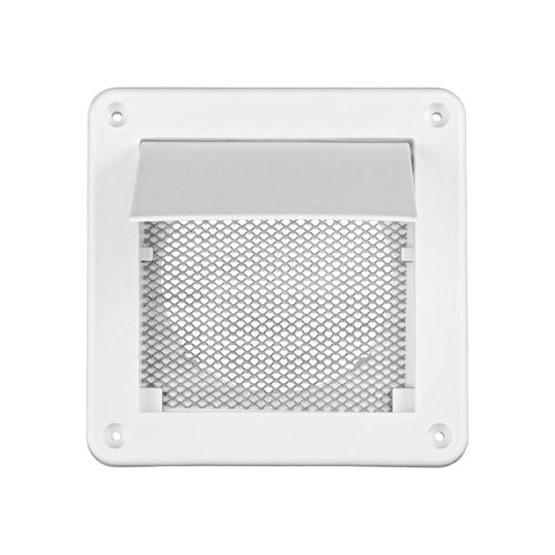 1422WS - Lambro Industries 1422WS - 4" White Plastic Single Flap Vent ...
