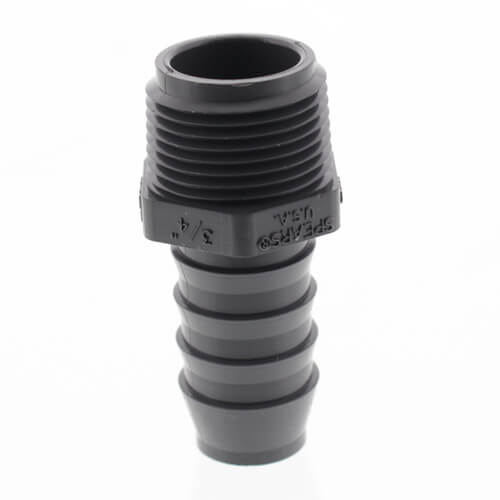 1436-007 - 1436-007 - 3/4" PVC Barbed Insert Male Adapter (MIPT x Insert)