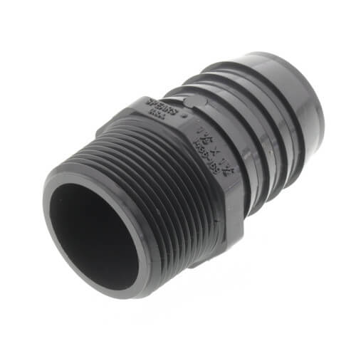 1436-169 - 1436-169 - 1-1/4" x 1-1/2" PVC Barbed Insert Reducing Male ...