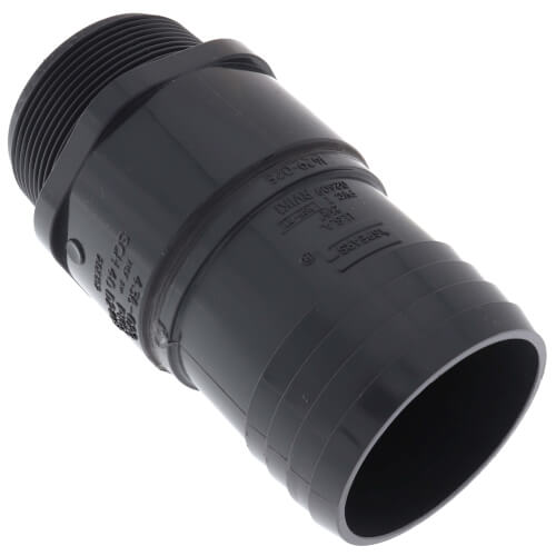 1436-252 - 1436-252 - 2" x 2-1/2" PVC Barbed Insert Reducing Male ...