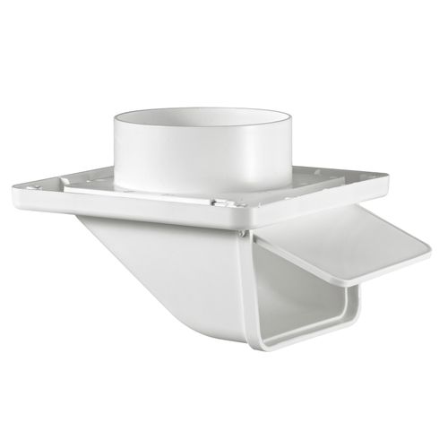 143W - Lambro Industries 143W - 4" White Plastic Under Eave Vent