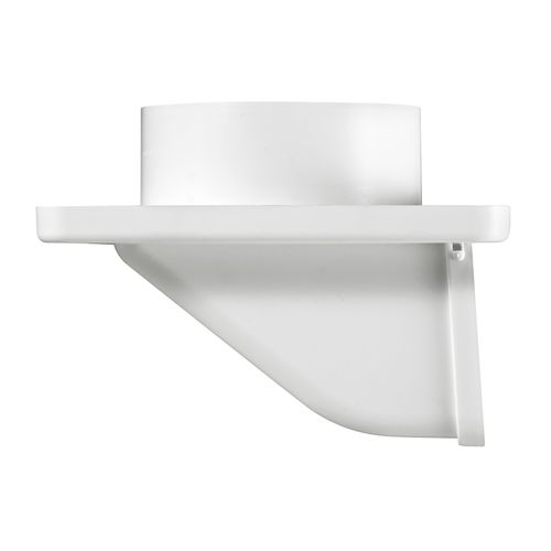 143W - Lambro Industries 143W - 4" White Plastic Under Eave Vent