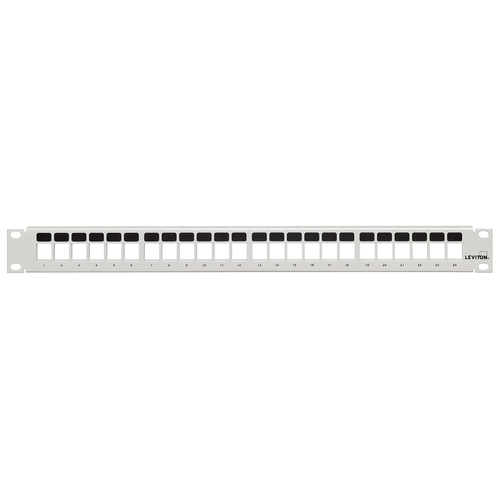 49255-W24 - Leviton 49255-W24 - Flat Quickport, Patch Panel, 24-port ...