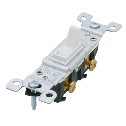 1451-WCP - Leviton 1451-WCP - Single-Pole, Framed Non-Grounding Toggle ...
