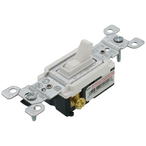 1453-WCP - Leviton 1453-WCP - 3-Way Framed Non-Grounding Toggle Light ...