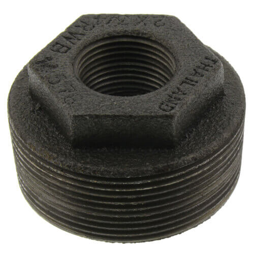 14577 - R.W. Beckett 14577 - 2" MNPT x 1/2" FNPT Double Tapped Bushing
