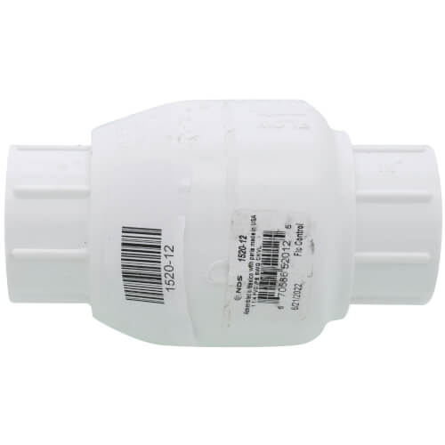 1520-12 - NDS 1520-12 - 1-1/4" IPS PVC Swing Check Valve (Socket)