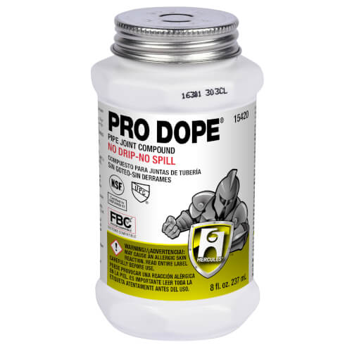 15420 - Hercules 15420 - Pro Dope, Screw Cap w/ Brush (8 oz.)