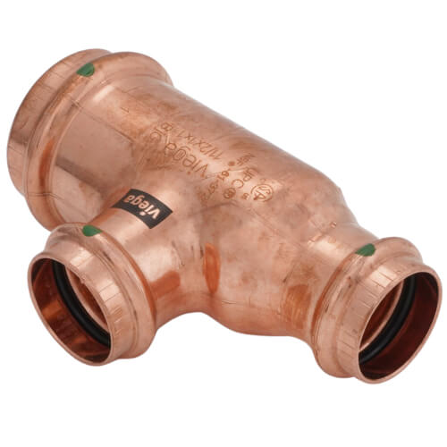 15458 - Viega 15458 - 1-1/2" x 1" x 1" ProPress Copper Tee