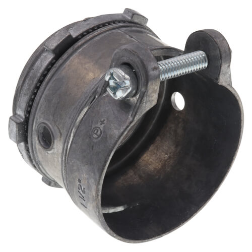 155-TOPAZ - Topaz 155-TOPAZ - 1-1/2" BX-Flex Connector Straight Squeeze ...