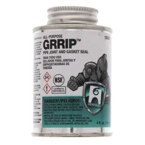 15510 - Hercules 15510 - Grrip Thread Sealant (4 oz.)