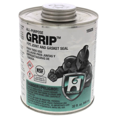 15525 - Hercules 15525 - Grrip Thread Sealant (32 oz.)