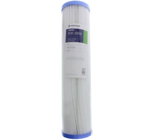 155430-43 - Pentair 155430-43 - R30-20BB, Big Blue Reusable Pleated Polyester Sediment Filter ...