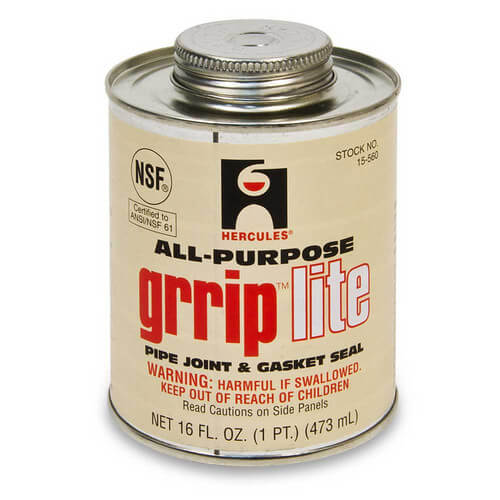 15560 - Hercules 15560 - Grrip Lite Thread Sealant - 1 pt.