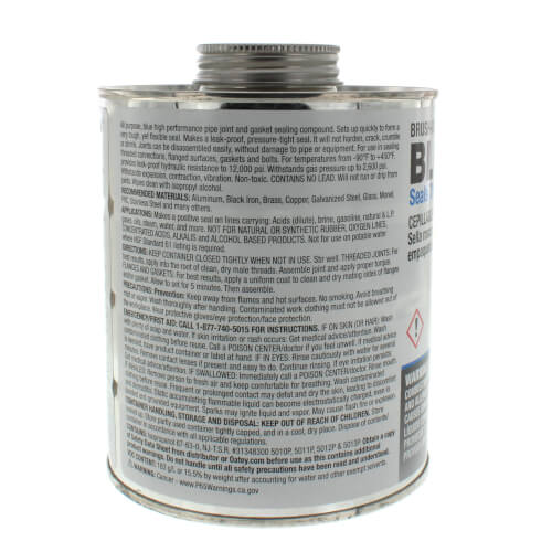 15716 - Hercules 15716 - 1 qt. Block (screw cap with brush)