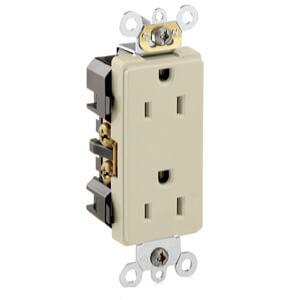 16262-I - Leviton 16262-I - Decora Plus Duplex Receptacle, Back/Side ...