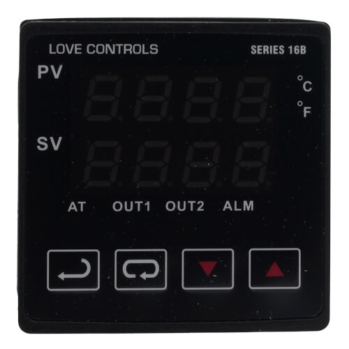 16B-53 - Dwyer 16B-53 - 1/16 DIN Temperature/Process Controller, Current Output 1 & Relay Output ...