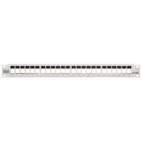 4S255-WS4 - Leviton 4S255-WS4 - Shielded Flat Quickport, Patch Panel ...