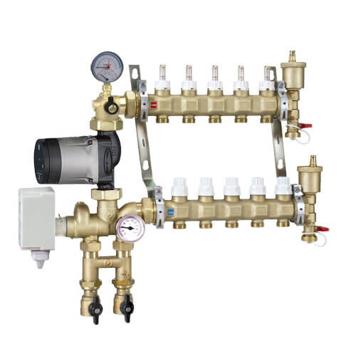 1715L1AHE - Caleffi 1715L1AHE - Floating Point Manifold Mixing Station ...
