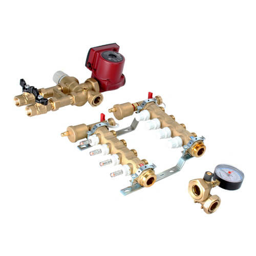 1725D1A - Caleffi 1725D1A - Fixed Point Manifold Mixing Station w ...