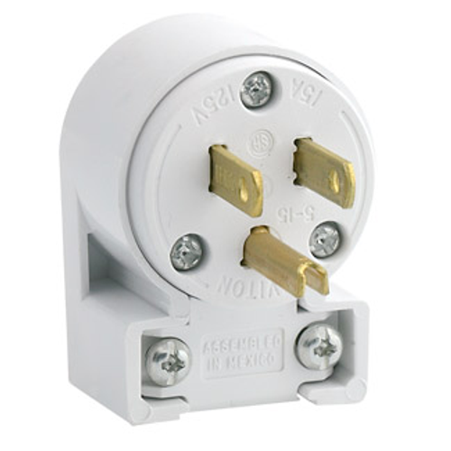515AN - Leviton 515AN - 15A, 125V NEMA 5-15p, 2-pole, 3-wire Grounding ...