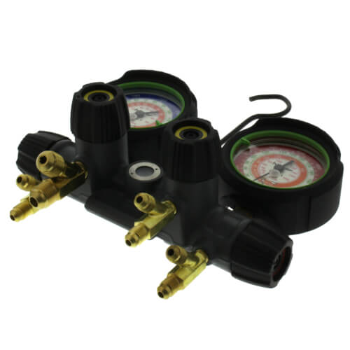 1839132 - Hilmor Tools 1839132 - 4 Valve Aluminum Manifold, R22/R404A ...