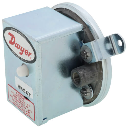 1900-10MR - Dwyer 1900-10MR - Differential Pressure Switch w/ Manual ...