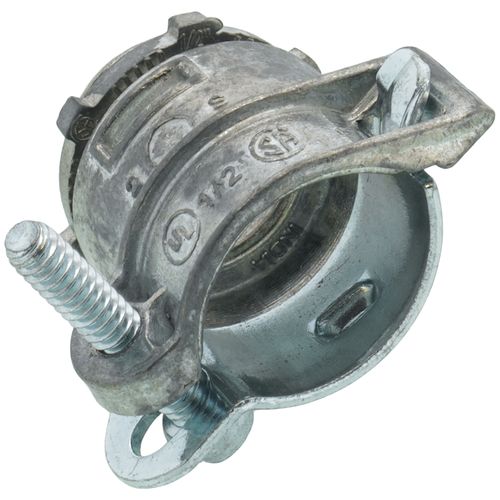 191 - Southwire 191 - 1/2" Zinc BX-Flex MC Squeeze Strap Connector