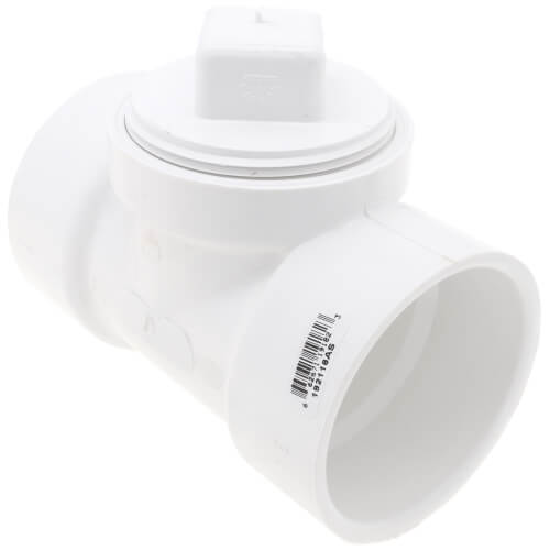 192116AS - IPEX 192116AS - 3" PVC DWV Cleanout Tee w/ Standard Plug