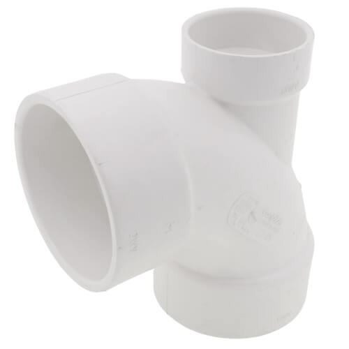 192245 - IPEX 192245 - 3" x 3" x 2" PVC DWV 90° Elbow (w/ 2" Low Heel ...