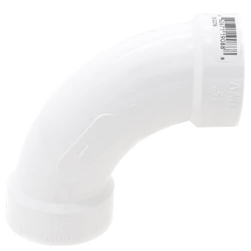 192276 - IPEX 192276 - 1-1/2" PVC DWV Long Turn 90° Elbow