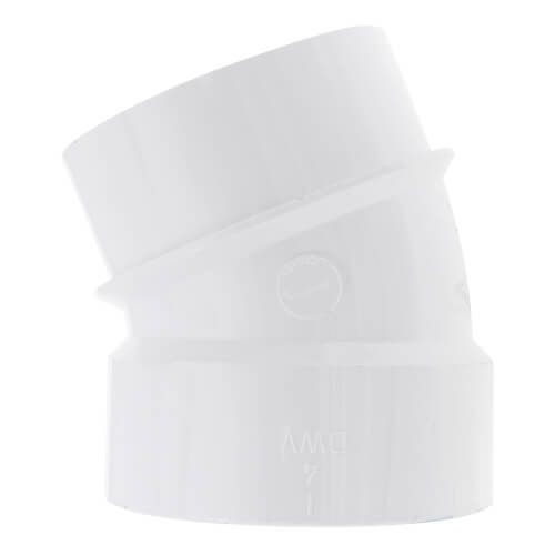 192564 - IPEX 192564 - 4" PVC DWV 22.5° Street Elbow