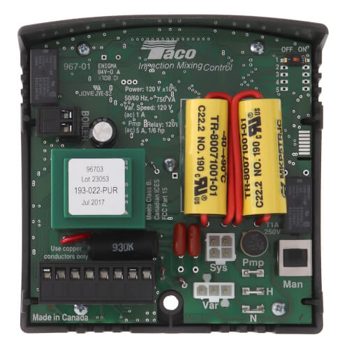 193-022RP - Taco 193-022RP - X-Pump Control Panel