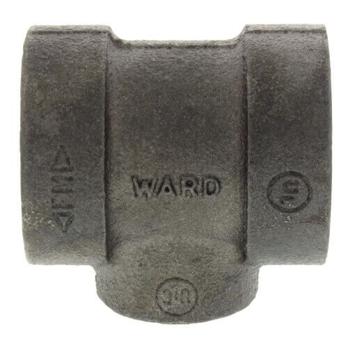 1BX1D.BCT - Ward 1BX1D.BCT - 1-1/4" x 1-1/4" x 1-1/2" Black Cast Iron ...