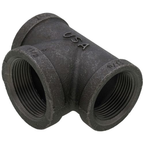 1BX1D.BMT - Ward 1BX1D.BMT - 1-1/4" x 1-1/4" x 1-1/2" Black Tee