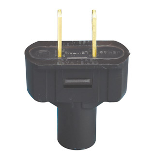 48643-E - Leviton 48643-E - 15A Non-polarized Plug, Non-grounding (Black)