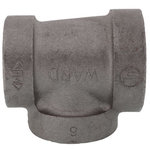 1DX1BX1B.BCT - Ward 1DX1BX1B.BCT - 1-1/2" x 1-1/4" x 1-1/4" Black Cast ...