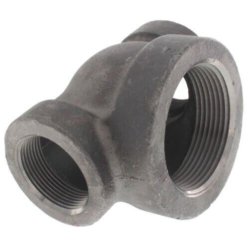 1DX2D.BCT - Ward 1DX2D.BCT - 1-1/2" x 1-1/2" x 2-1/2" Black Cast Iron ...